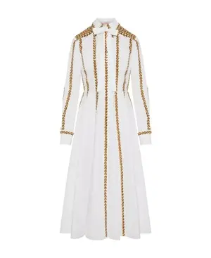 Valentino Garavani Sequin-embellished Shirt Dress - White