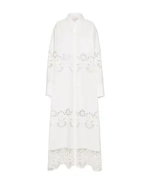 Valentino Garavani Floral Cut-out Maxi Dress - White