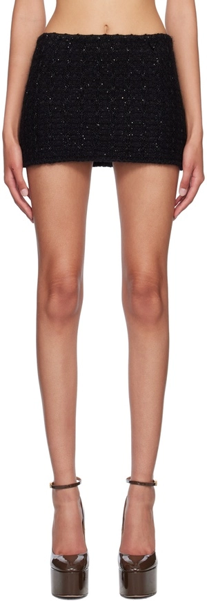 Valentino Garavani Logo Skirt - Black