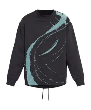 Emporio Armani Abstract Printed Crewneck Sweatshirt
