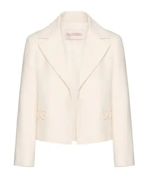 Valentino Garavani Straight Hem Long-sleeved Coat