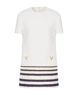 Valentino Garavani Mariniere Tweed Short Dress
