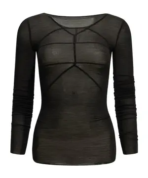Rick Owens Ls Temple T Jersey Top - No