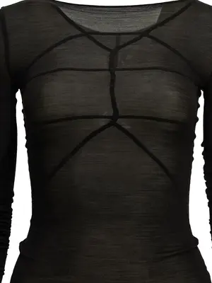 Rick Owens Ls Temple T Jersey Top - No