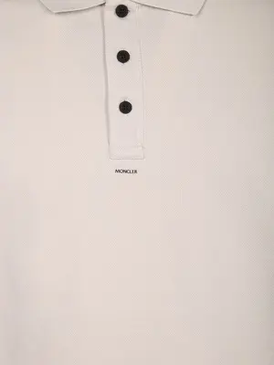 Moncler Logo Piqué Polo Shirt