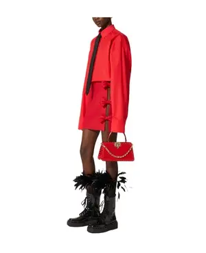 Valentino Garavani Bow Detailed Mini Skirt