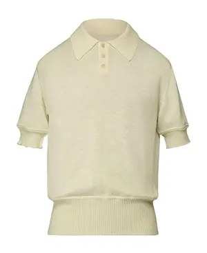 MAISON MARGIELA Knitted Polo Shirt - Nude