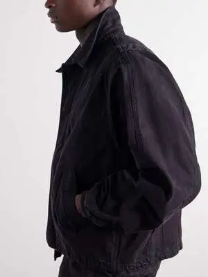 YOKE Garment-dyed Cotton-twill Blouson Jacket