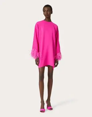 Valentino Garavani Cady Couture Embroidered Dress