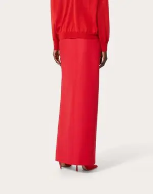Valentino Garavani Floral-appliqué Maxi Skirt