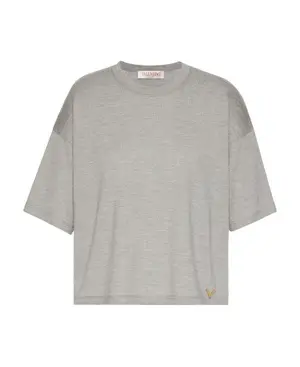 Valentino Garavani Crewneck Short-sleeved Knitted T-shirt