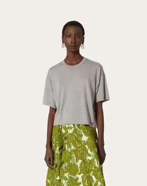 Valentino Garavani Crewneck Short-sleeved Knitted T-shirt