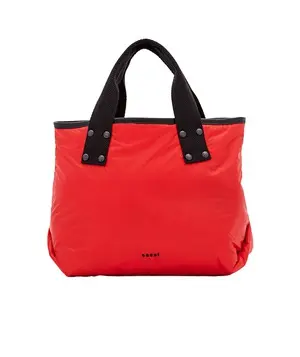 Sacai Logo Detailed Tote Bag - Red
