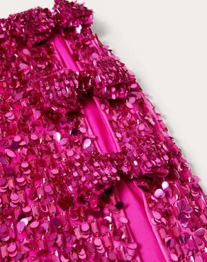 Valentino Garavani Embroidery Organza Skirt