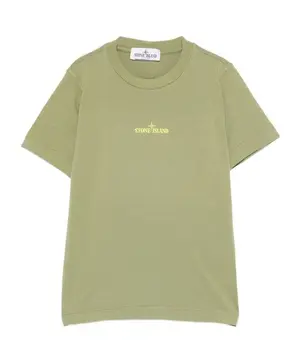 Stone Island Logo-print T-shirt - Olive Green
