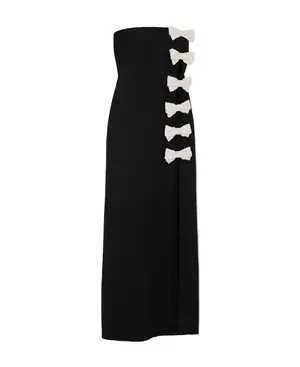 Valentino Garavani Strapless Bow Detail Dress Dress