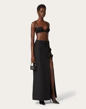 Valentino Garavani Crepe Couture Bow-embellished Bralette