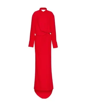 Valentino Garavani Cady Couture Long Dress - Red