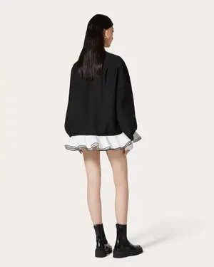 Valentino Garavani Crepe Couture Short Dress