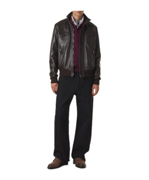 Dolce & Gabbana Leather Blouson Jacket