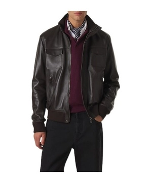 Dolce & Gabbana Leather Blouson Jacket