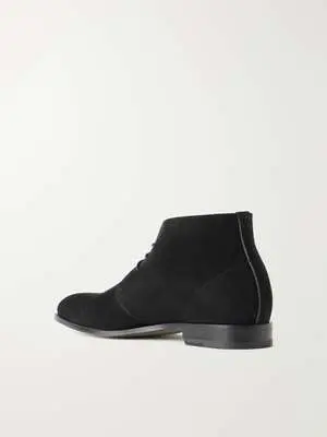 Manolo Blahnik Berwick Suede Chukka Boots
