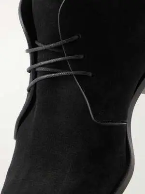 Manolo Blahnik Berwick Suede Chukka Boots