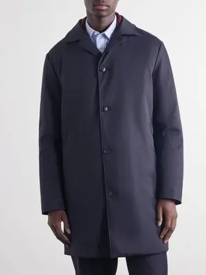 Canali Wool-trimmed Gabardine Hybrid Down Coat