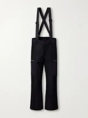 Sease Trace 2.0 Shell-trimmed Coated Wool And Cashmere-blend Twill Padded Ski Pants - Blue