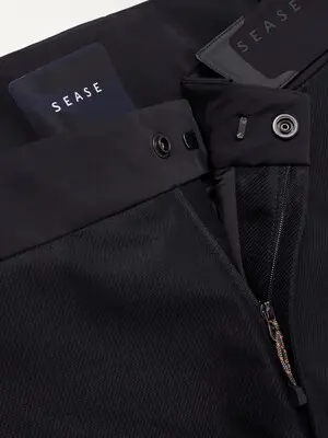 Sease Trace 2.0 Shell-trimmed Coated Wool And Cashmere-blend Twill Padded Ski Pants - Blue