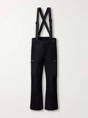 Sease Trace 2.0 Shell-trimmed Coated Wool And Cashmere-blend Twill Padded Ski Pants - Navy