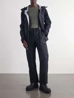 Sease Trace 2.0 Shell-trimmed Coated Wool And Cashmere-blend Twill Padded Ski Pants