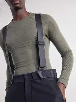 Sease Trace 2.0 Shell-trimmed Coated Wool And Cashmere-blend Twill Padded Ski Pants