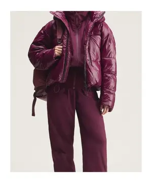 Adidas By Stella McCartney Short Hooded Puffer Jacket