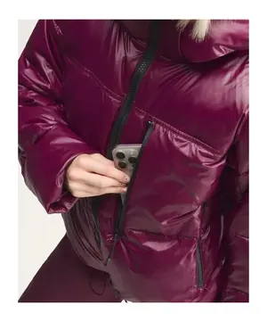 Adidas By Stella McCartney Short Hooded Puffer Jacket