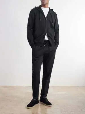 Brunello Cucinelli Cotton-blend Jersey Zip-up Hoodie