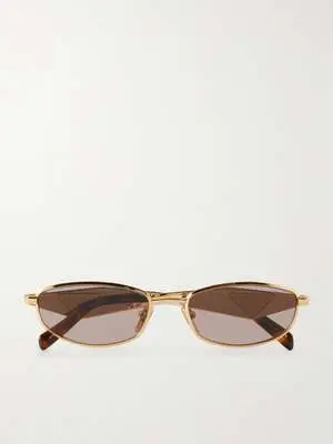 Prada D-frame -tone And Acetate Sunglasses - Gold