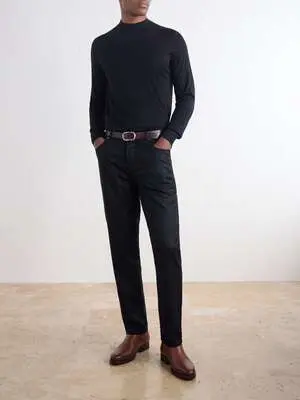 Brunello Cucinelli Silk And Cotton-blend Rollneck Sweater