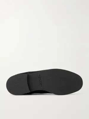 Manolo Blahnik Sempione Manny Suede Chelsea Boots