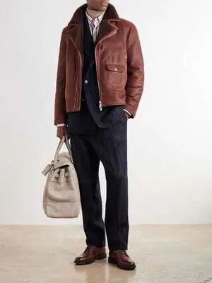 Brunello Cucinelli Country Suede Weekend Bag