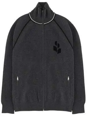 Isabel Marant Étoile Marant Felpa Sergio Con Logo - Gray