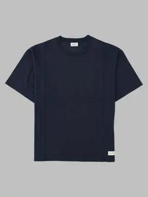 Saint Laurent T-shirt Con Patch Logo - Blue