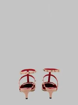 Valentino Garavani Décolleté Rockstud In Capretto - Pink