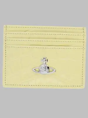 VIVIENNE WESTWOOD Portacarte Con Orb - Yellow