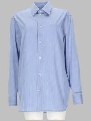 Balenciaga Camicia In Popeline Tecnico Ultra Fine