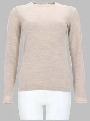 Brunello Cucinelli Maglia Leggera In Cashmere E Seta - Cream