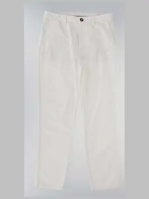 Brunello Cucinelli Pantalone In Cotone - White