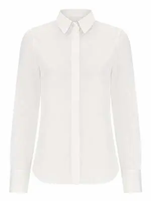 Brunello Cucinelli Camicia In Cotone - White
