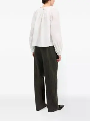 SKALL STUDIO Ruffle-trim Carrie Blouse - White
