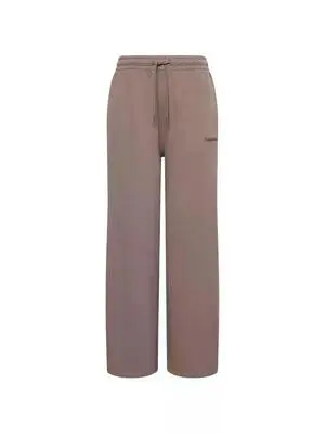 Calvin Klein Logo-embroidered Drawstring Track Pants - Brown